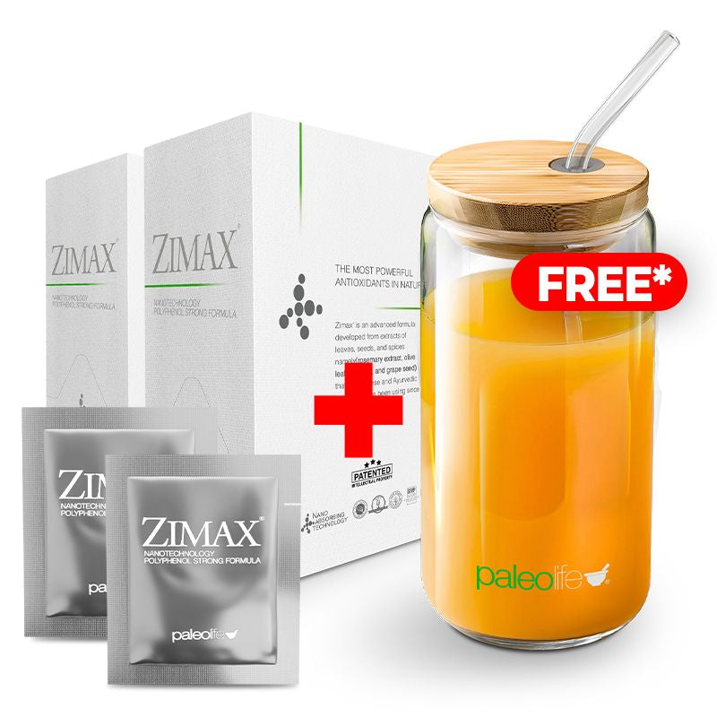 2 Zimax® Sachets + Free* Ecocup – Paleolife US
